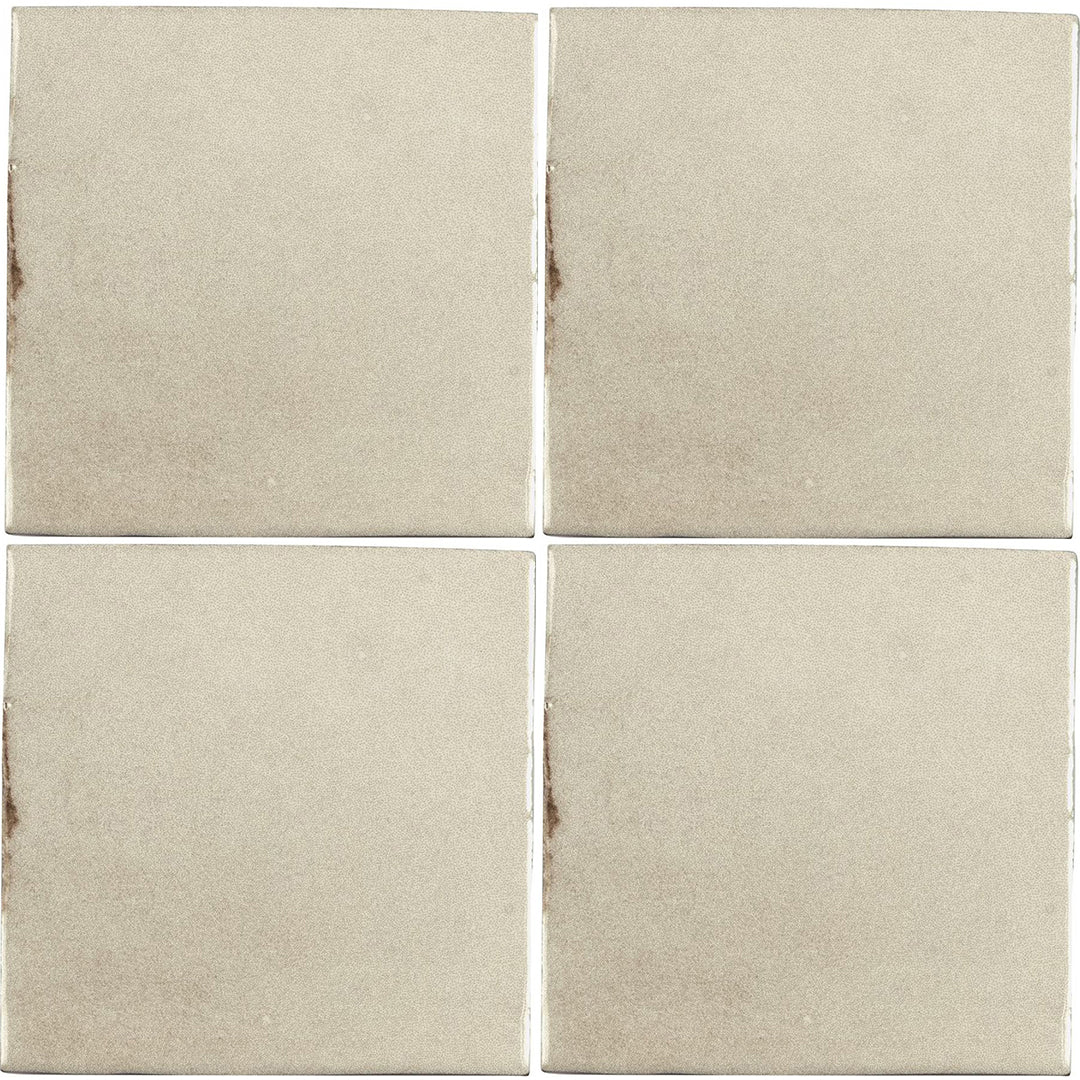 Sand Dune Zellige, 4" x 4" Ceramic Tile | Kitchen Backsplash Tile