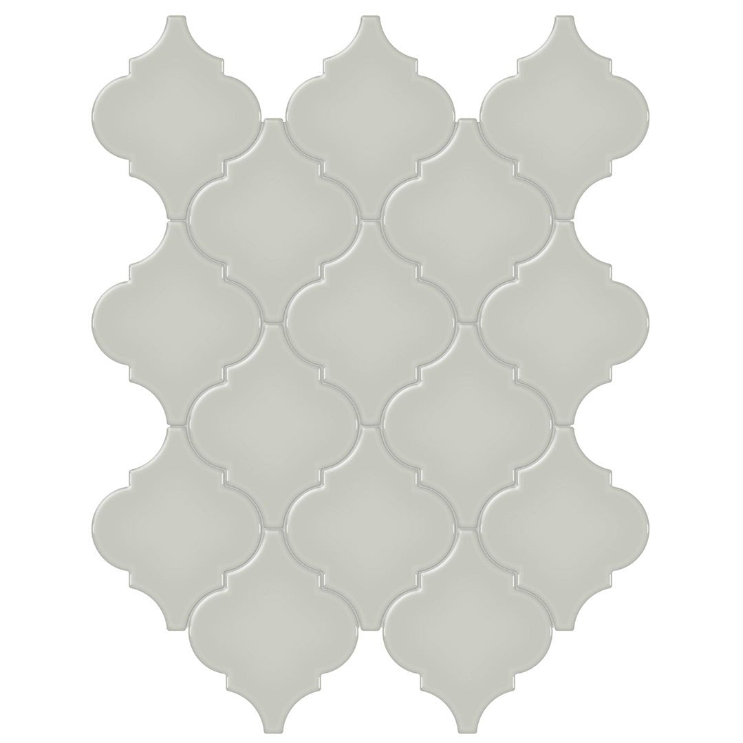 Soho Soft Sage, Arabesque | Ceramic Bathroom & Backsplash Tile