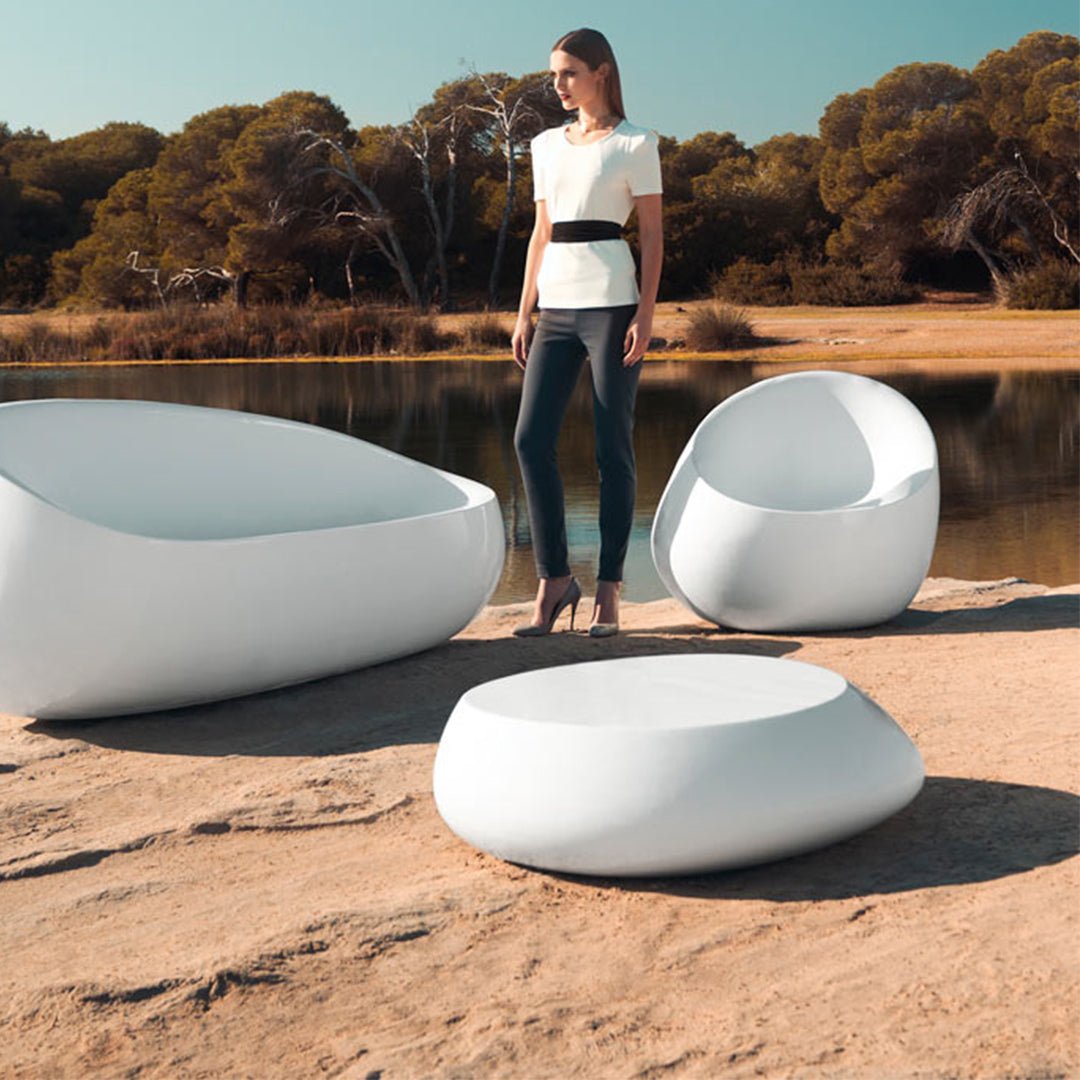 Stone Coffee Table | Modern Patio Table by Vondom