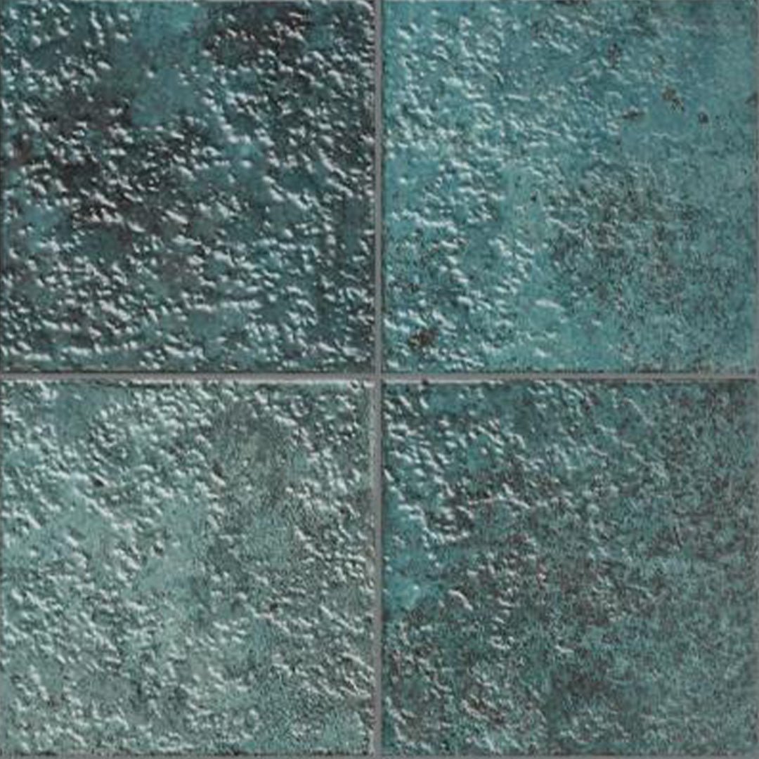 Tahiti Turquoise Glossy, 6" x 6" Porcelain Tile | Pool & Wall Tile