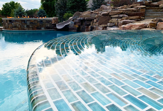 Glass Tile Trim | Glass Tile Edge Trim for Pools & Spas – AquaBlu Mosaics