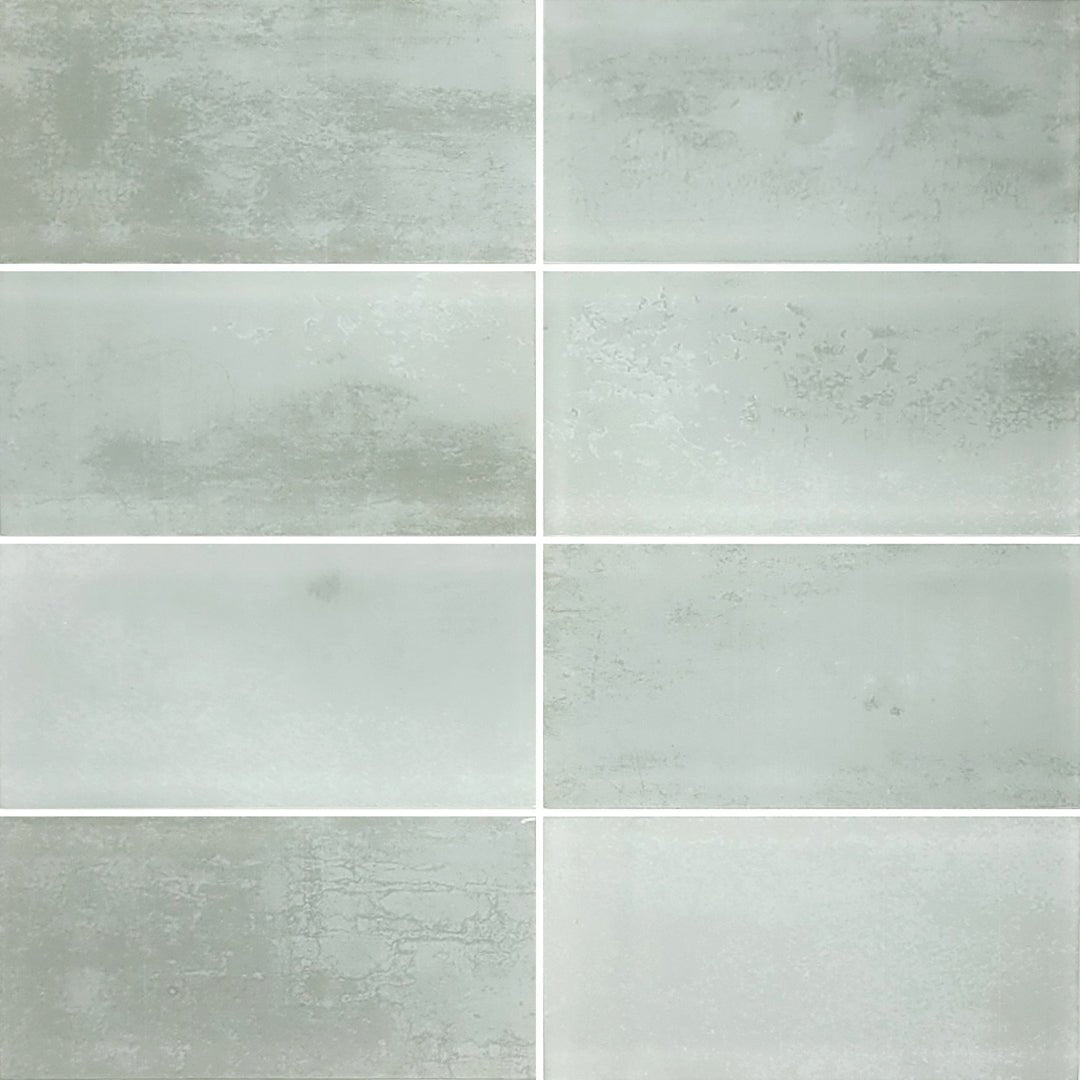 Tumbled Gray, 3"x 6" Glass Tile | Subway Tile for Pools & Backsplashes