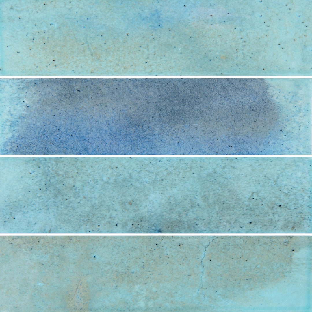 Verdigris Field, 3" x 12" Porcelain Tile | Artistry in Mosaics