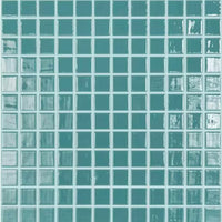 Green Turquoise, 1" x 1" | 093832M | Vidrepur Mosaic Glass Tile ...