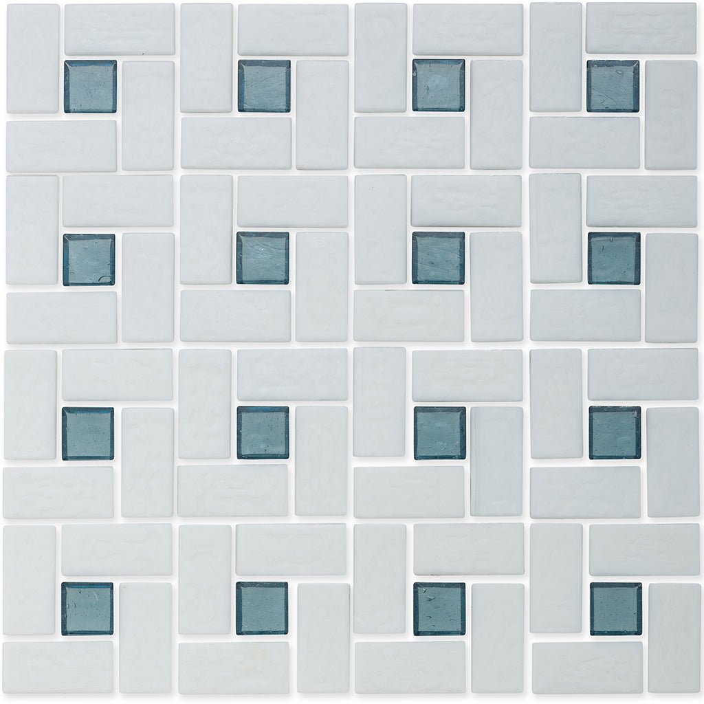 Pinwheel Backsplash Tile Layout