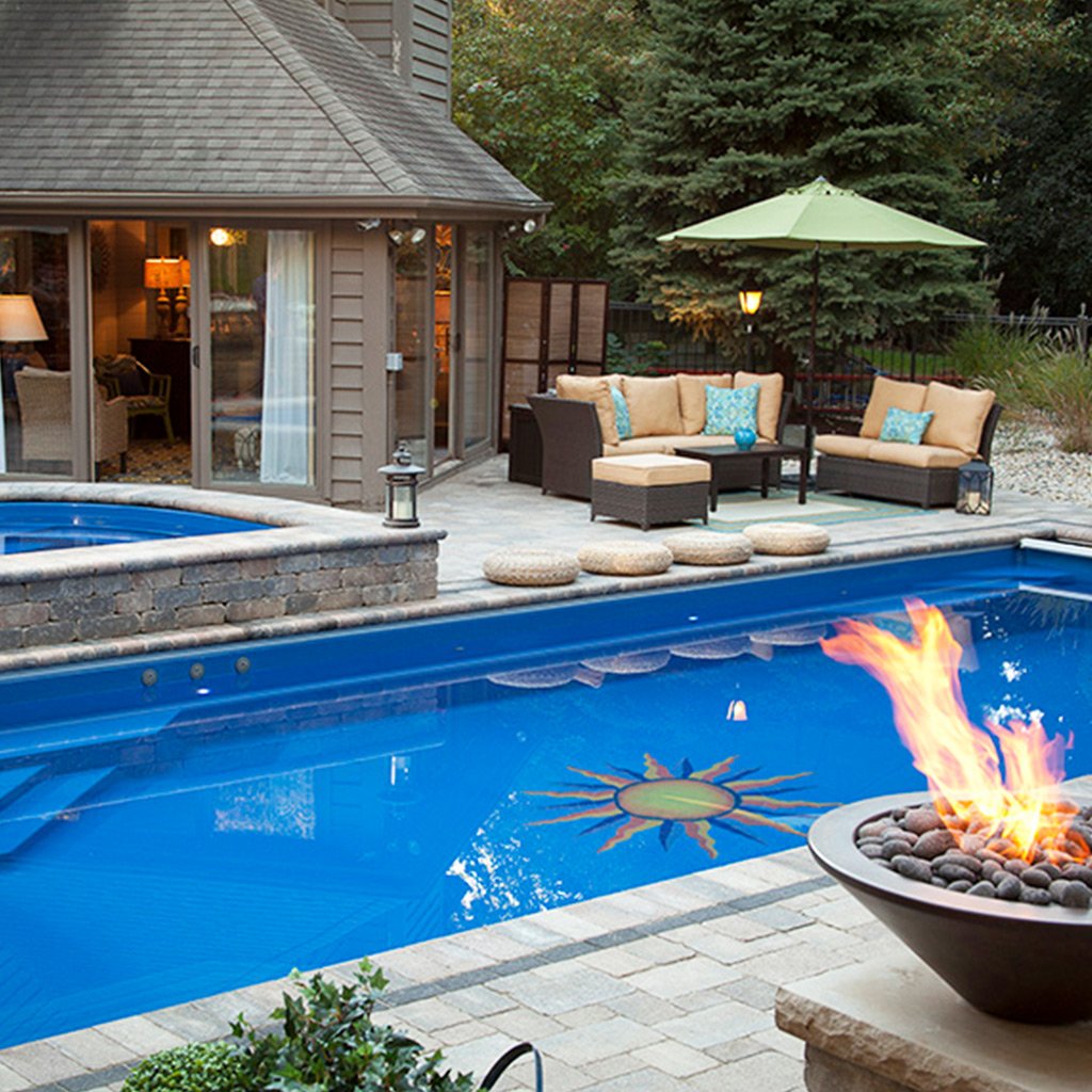 Tile Medallions | Shop Medallion Pool Mosaics – AquaBlu Mosaics