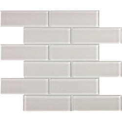Mist, 2" x 6" Subway Tile | ANAELEMMIS26 | Aquatica Glass Pool Tile ...