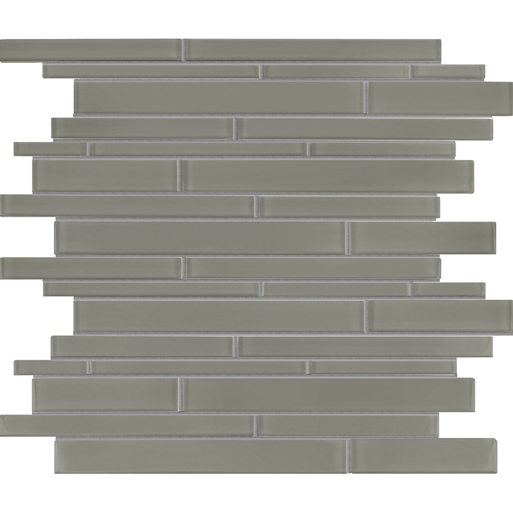 Natural Blend, Linear Mosaic Tile | ANAELEMNATBRS | Glass Pool Tile ...