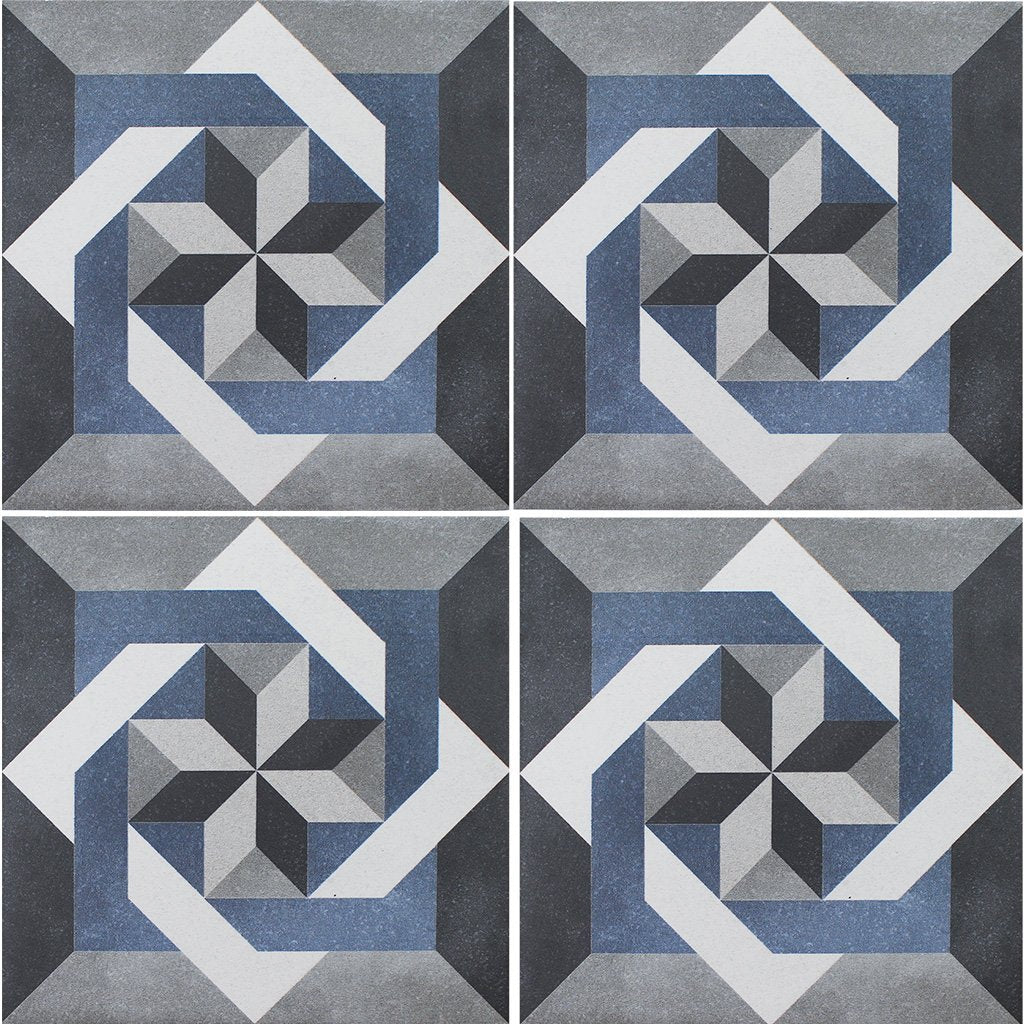 Isabelle, 6" x 6" Tile | APEFLEUISABE6 | Patterned Pool Tile – AquaBlu ...