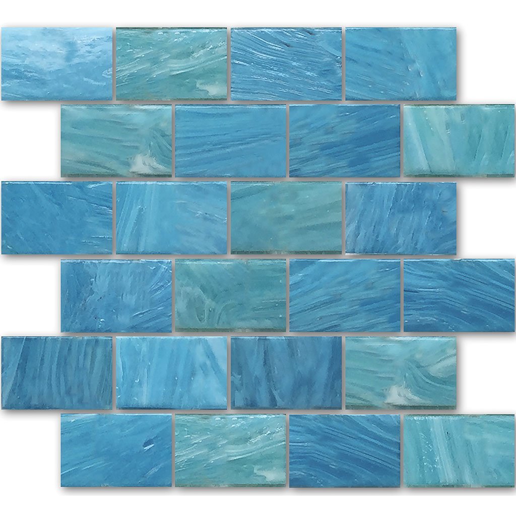 Caspian, 2" x 3" | AVEGARDCASP23 | Aquatica Glass Pool Tile