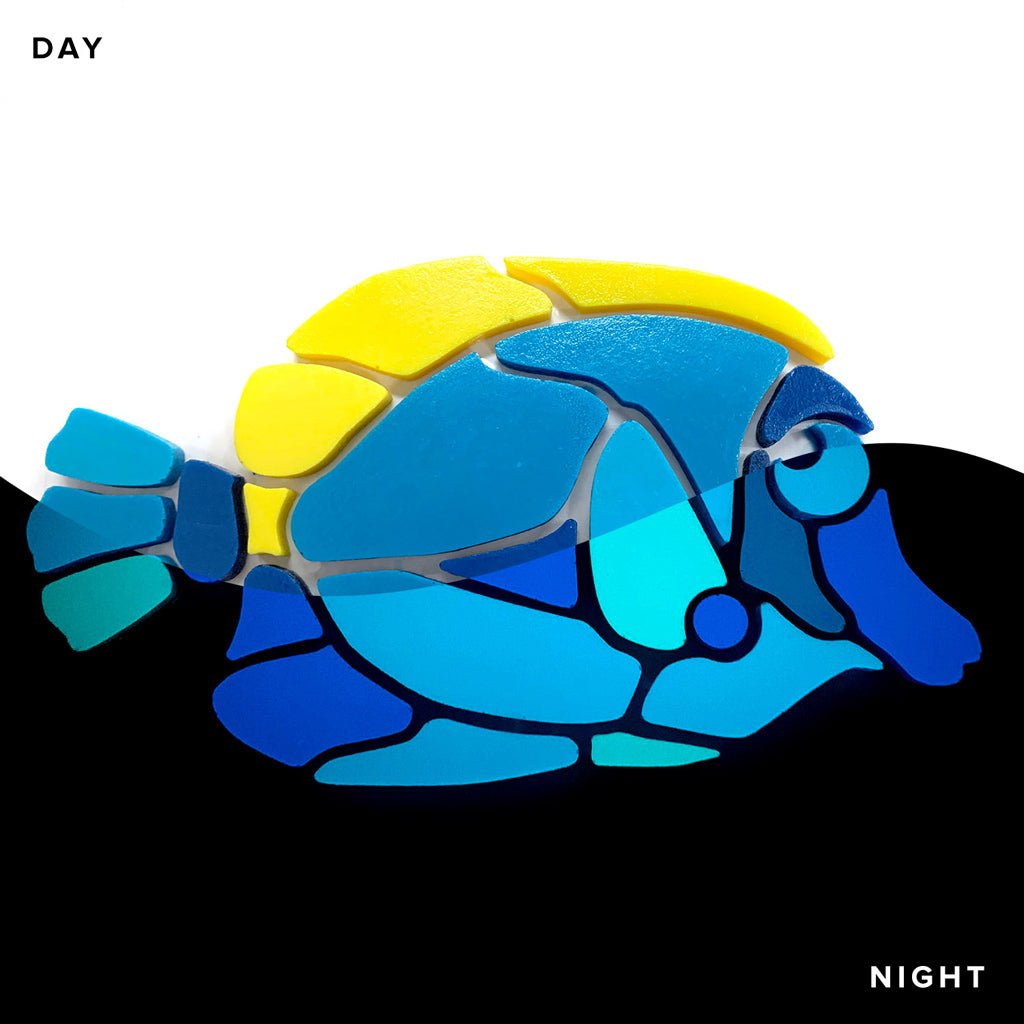 Aqua Tang Pool Mosaic | Glow in the Dark Pool Tile