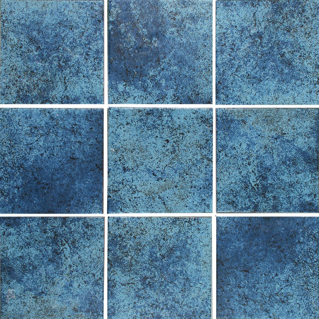 Baltic Blue, 6" x 6" Tile I ESTBALTBLUE6 | Porcelain Tile – AquaBlu Mosaics