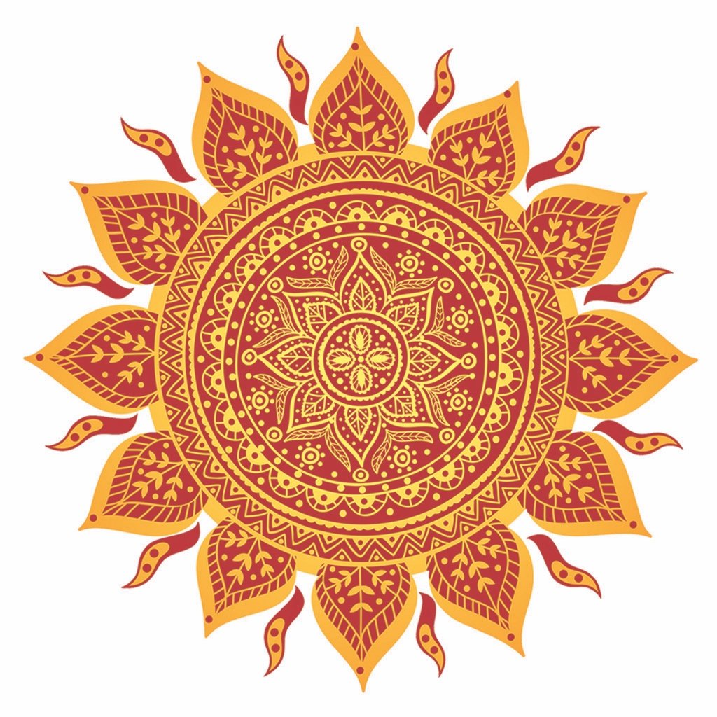 Boundless Energy Mandala | MND-BEM-30 | Pool Mosaic – AquaBlu Mosaics