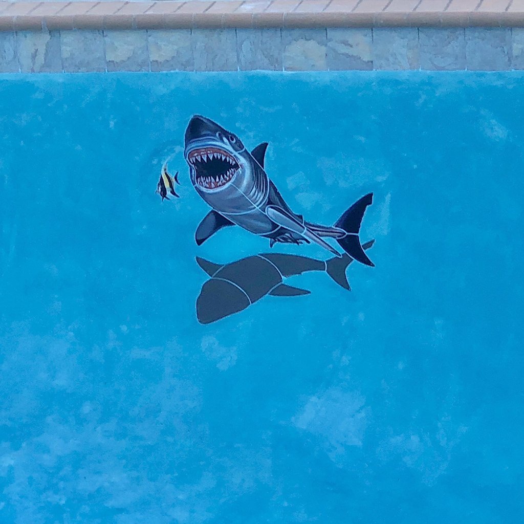 Tropical Fish Pool Mosaics | Pool Tile Mosaics – AquaBlu Mosaics