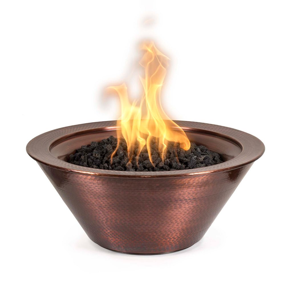 Cazo Round Copper Fire Bowl Feature | The Outdoor Plus – AquaBlu Mosaics