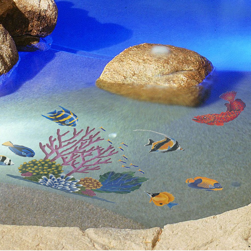 Majestic Angelfish | MA54 | Pool Mosaic – AquaBlu Mosaics