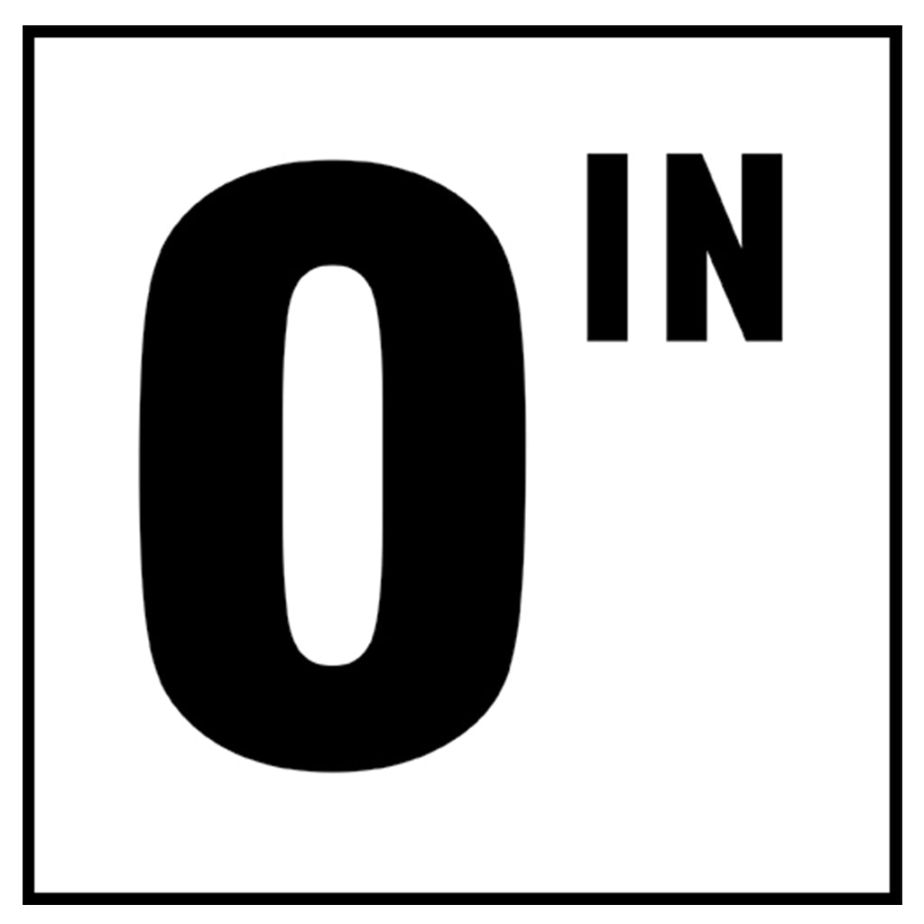 Standard Depth Marker with 4 IN Number | Safety Markers for Pools