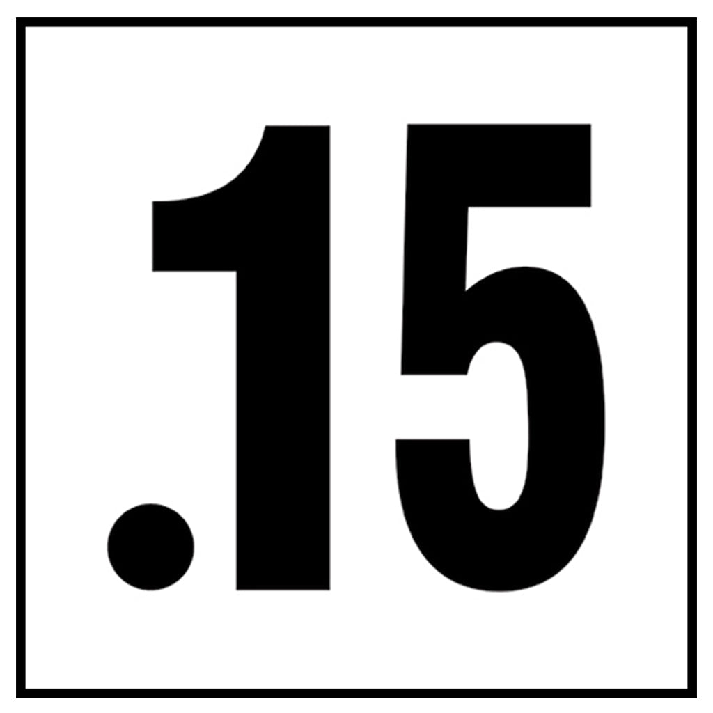 Metric Number Depth Markers | Safety Markers for Pools and Spas