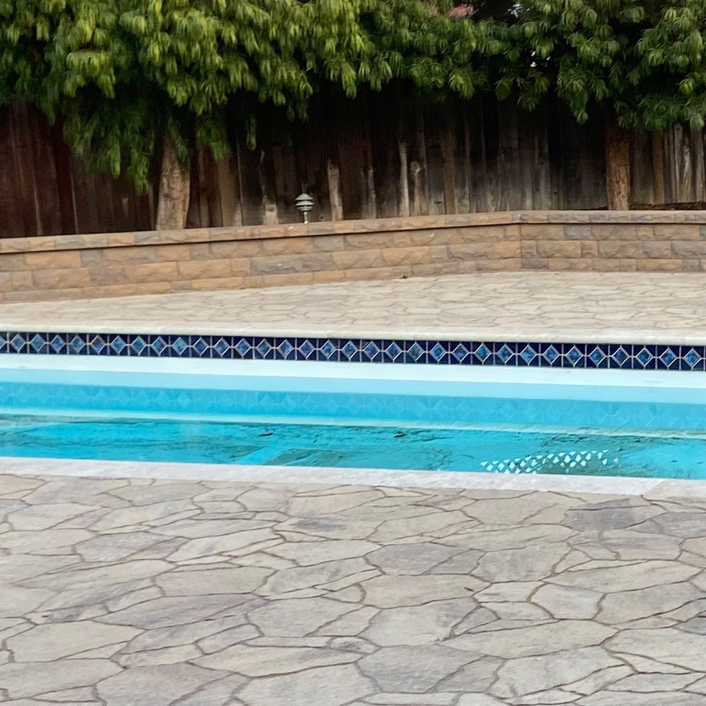 Sapphire, 6" x 6" Deco | TITAN-662 | Fujiwa Porcelain Pool Tile ...