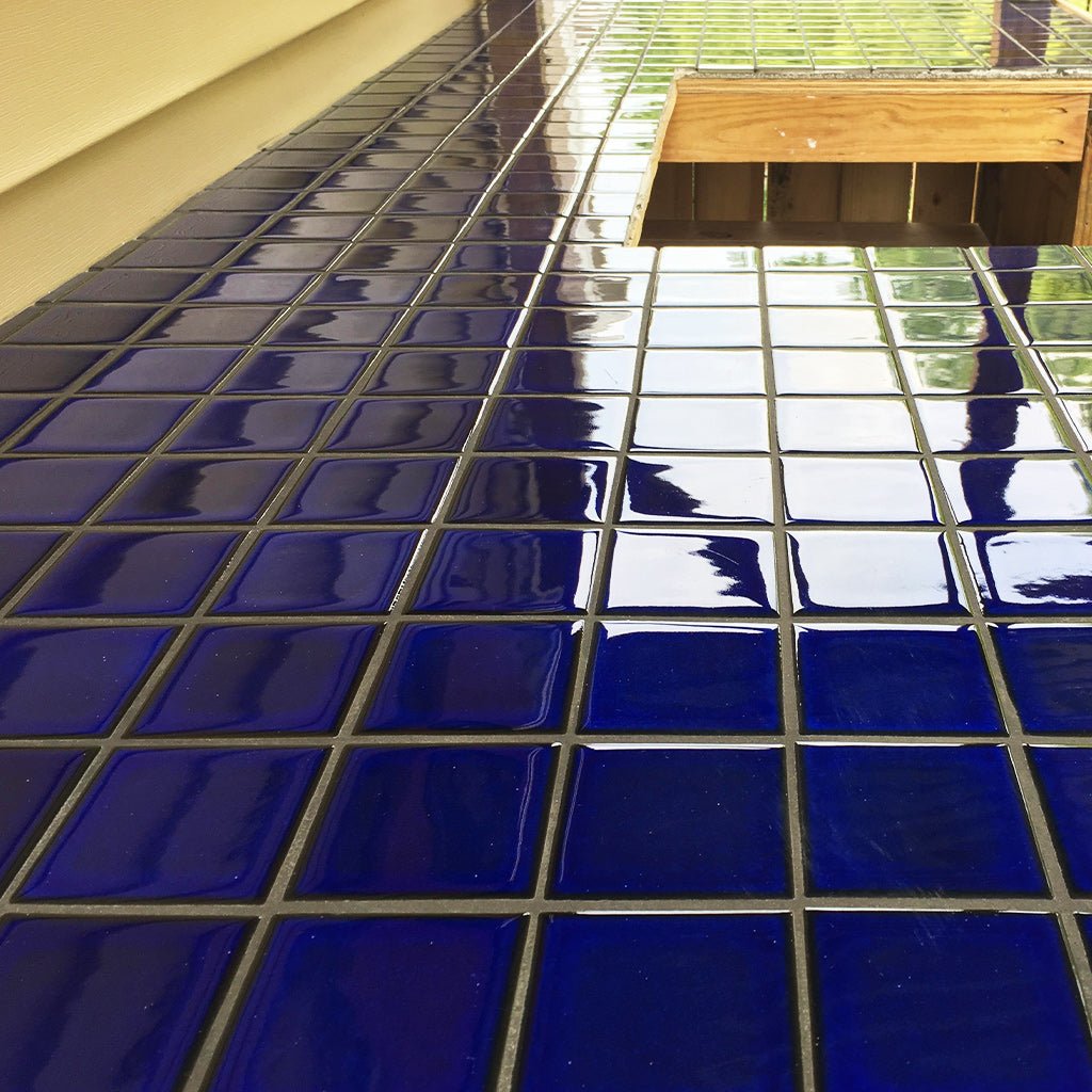 Cobalt Blue, 3" x 3" | VIP-713 | Fujiwa Porcelain Pool Tile – AquaBlu ...