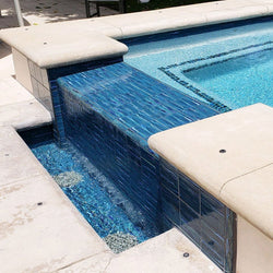 6" x 6" Waterline Tile | Porcelain Tile for Pool Waterlines – AquaBlu ...