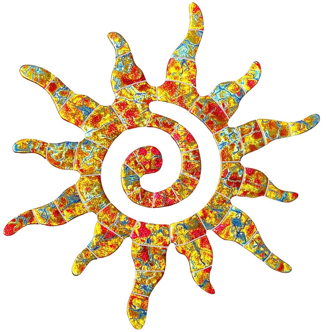 Fusion Sun | MFSUCREM | Pool Mosaic – AquaBlu Mosaics