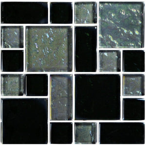 Black Glass Tile | Black Mosaic Tiles for Sale – Page 2 – AquaBlu Mosaics