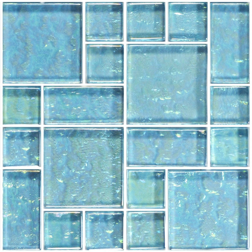 Aquamarine, Mixed Mosaic Tile | GG8M2348T9 | Mosaic Tile for Pools