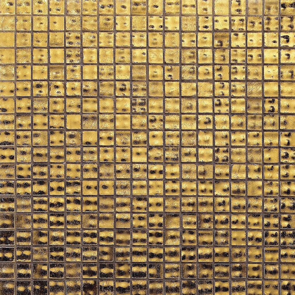 Golden Tide, 5/8" x 5/8" Glass Tile | 24 Karat Gold Tile by SICIS ...