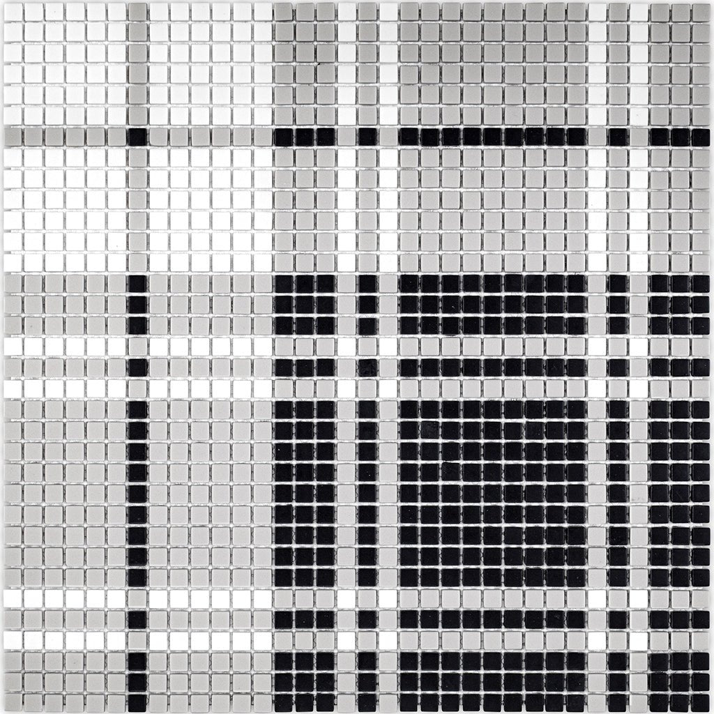 Preston, 3/8" x 3/8" Mosaic | GLSGEOHIGHPRES | Geometro Glass Tile