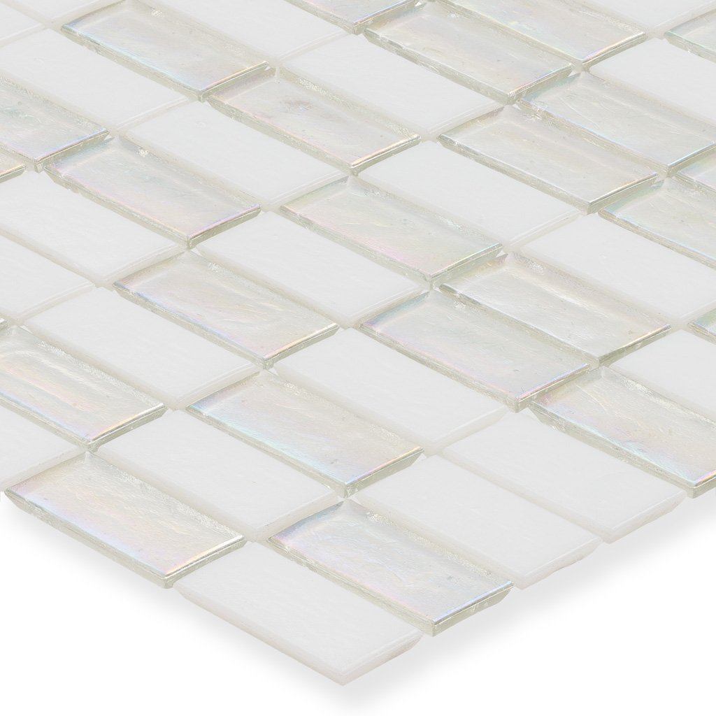 Quartz, 1" x 2" Glass Mosaic Tile | E12QUARXXS | American Glass Mosaics ...