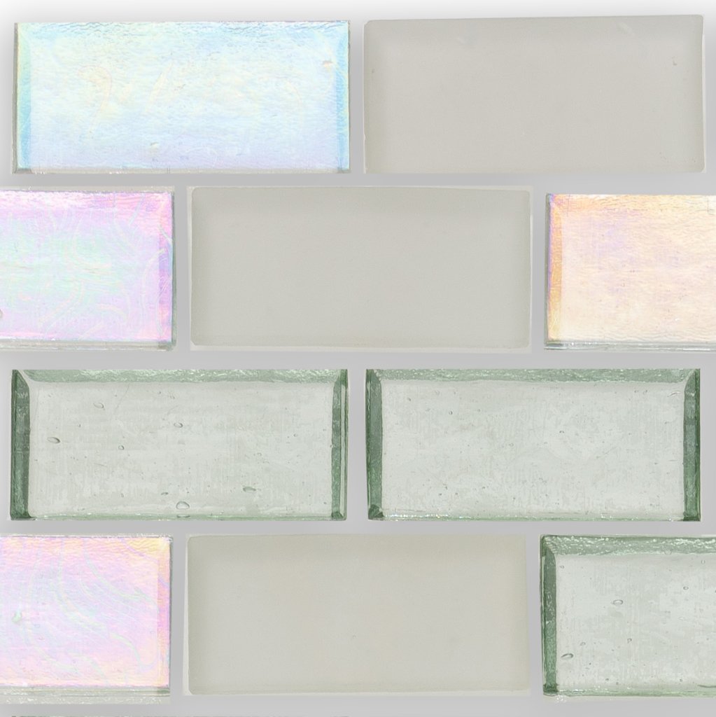 Shell, 1" x 2" Glass Mosaic Tile | E12SHELXXB | American Glass Mosaics ...