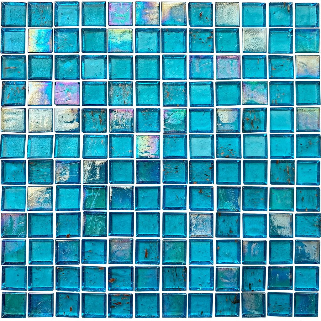 Mahana, 1" x 1" Stacked, Glass Tile | American Glass Mosaics