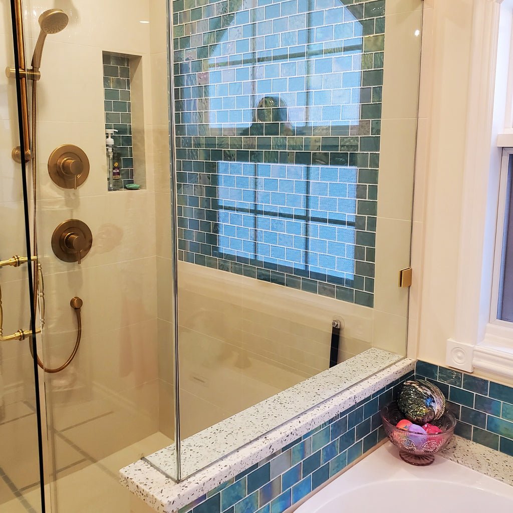 Emerald Green, 2" x 3" | TASNAUTEMER23 | Aquatica Glass Pool Tile ...