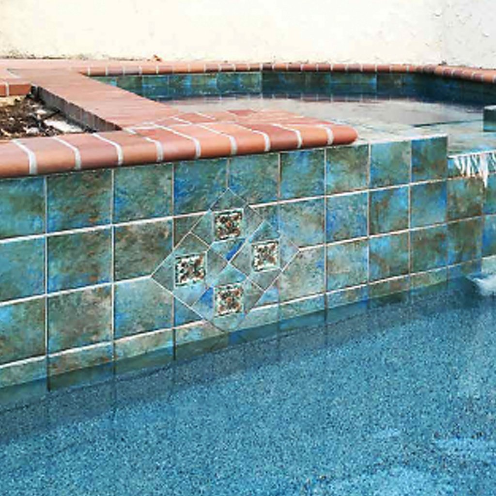 Albi, 6" x 6" Deco | JOYA-502 | Fujiwa Porcelain Pool Tile – AquaBlu ...