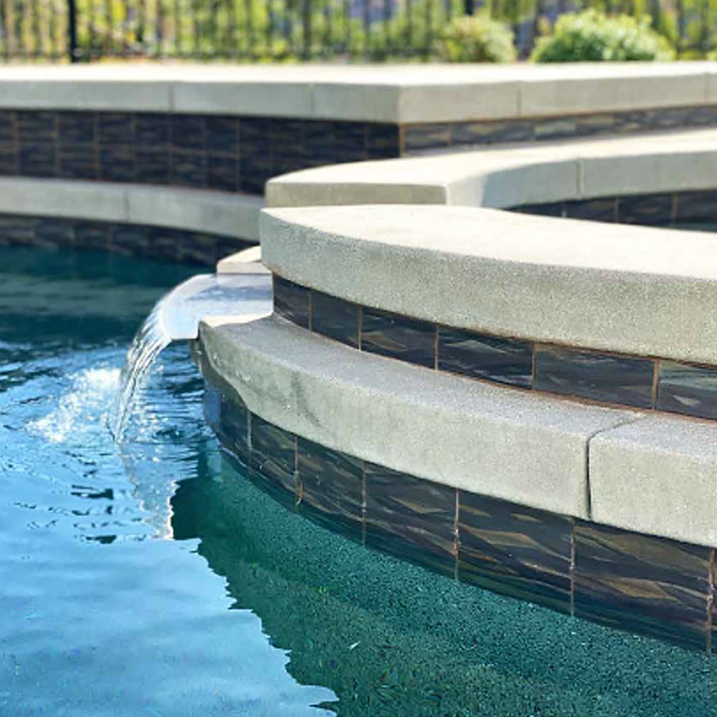 Symphony, 6" x 6" Porcelain Tile | KAWA-51 | Fujiwa Pool Tile – AquaBlu ...