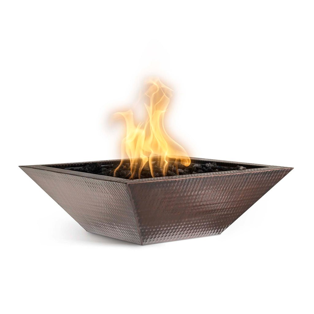 Maya Copper Fire Bowl | The Outdoor Plus Fire Feature – AquaBlu Mosaics