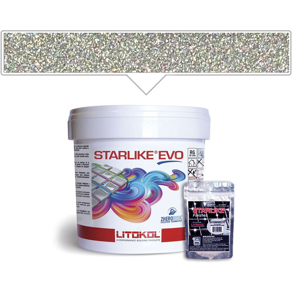 Platinum Grout | Litokol Starlike Metallic Epoxy Tile Grout