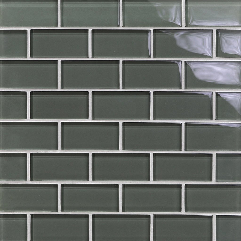 Spruce Natural, 1-1/2" x 3" Glass Pool Tile | Murrine Mosaics – AquaBlu ...