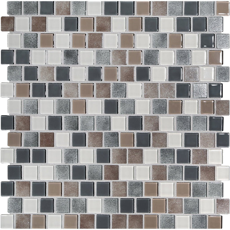 Cashmere Natural, 3/4" x 3/4" Glass Pool Tile | Murrine Mosaics ...