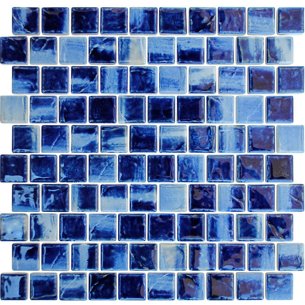 Wave Crest, 1-1/8" x 1-1/8" | NAMI-152 | Porcelain Pool Tile – AquaBlu ...