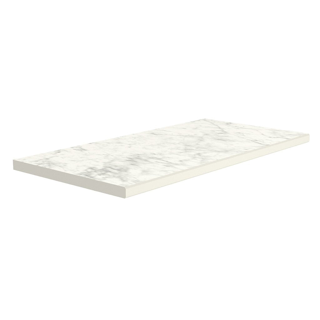 Naturale Carrara, 12" x 24" | 2CM Pool Coping | U.S. Porcelain Pavers