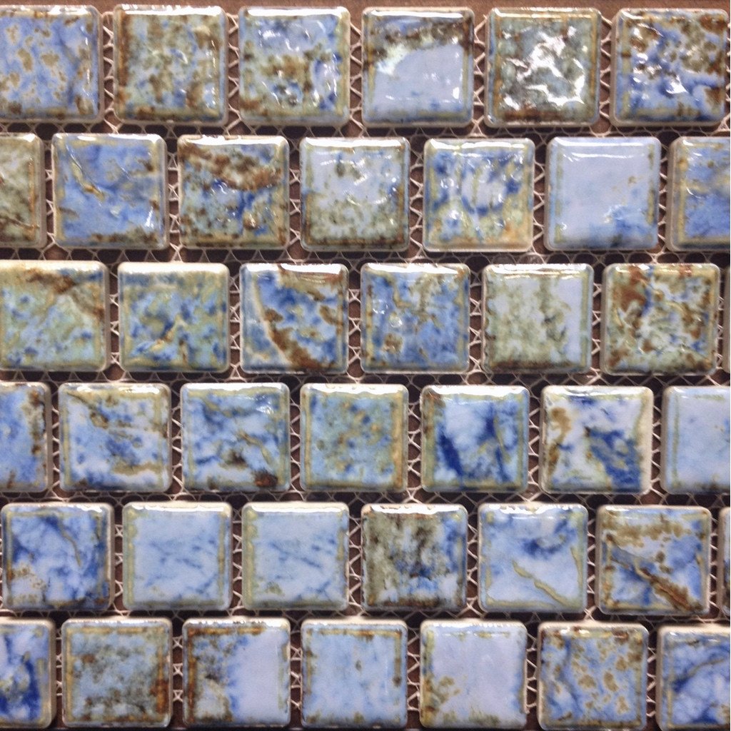 Albi, 1" x 1" | PLANET-112 | Fujiwa Porcelain Pool Tile – AquaBlu Mosaics