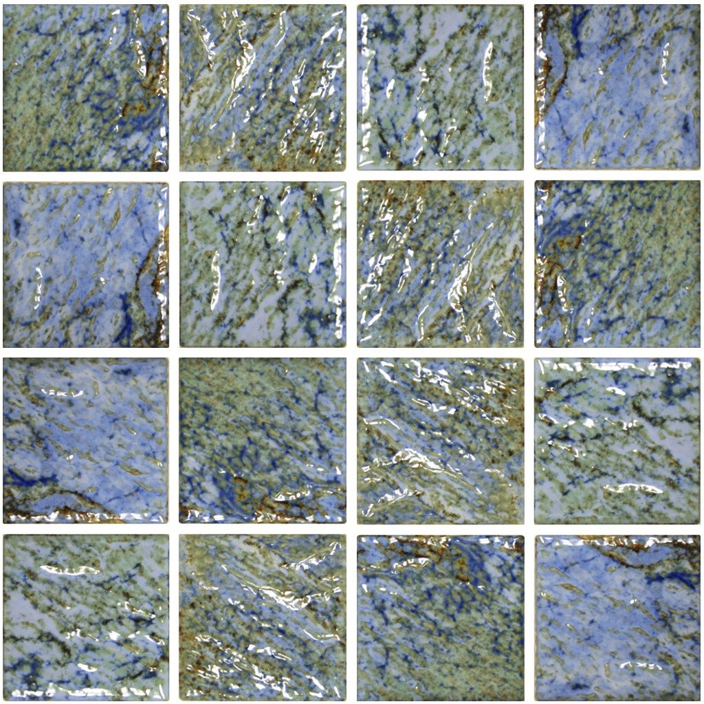 Albi, 3" x 3" | PLANET-332 | Fujiwa Porcelain Pool Tile