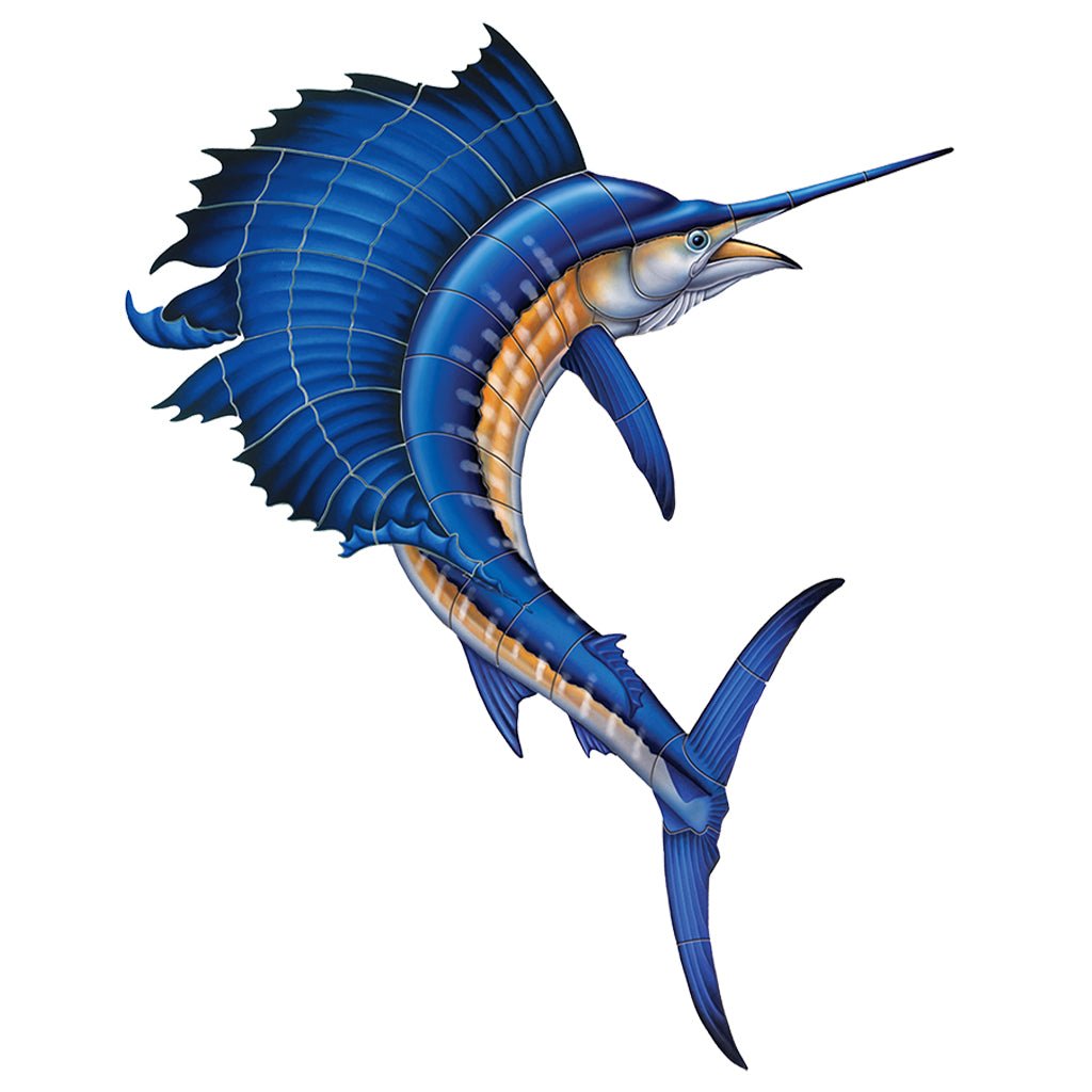 Sail Fish, Porc | PORC-SS15 | Pool Mosaic by Custom Mosaics