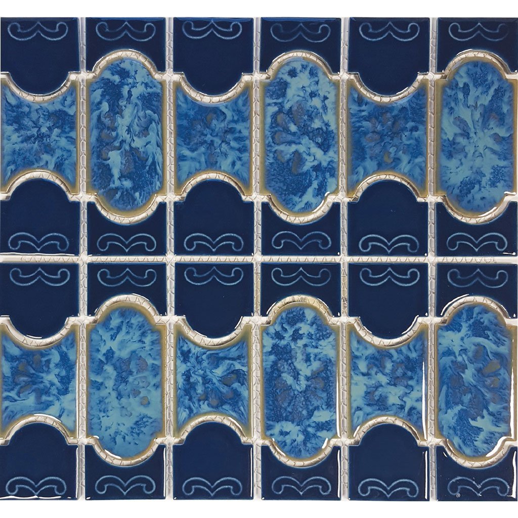 Terra Blue Mosaic Tile | POWPLDPQ30PT | Aquatica Porcelain Pool Tile