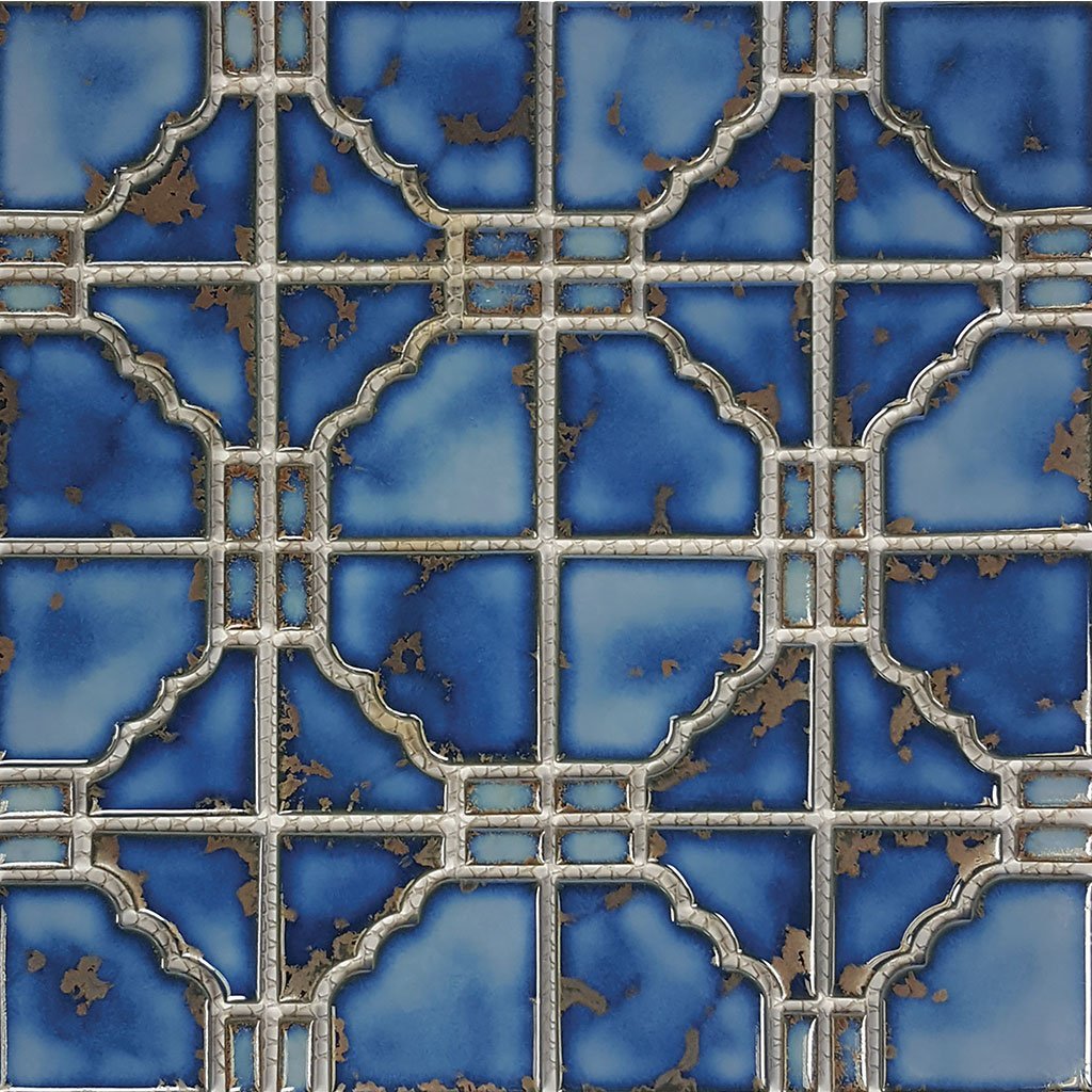Terra Blue, 6" x 6" | POWPLSTB807PT | Aquatica Porcelain Pool Tile