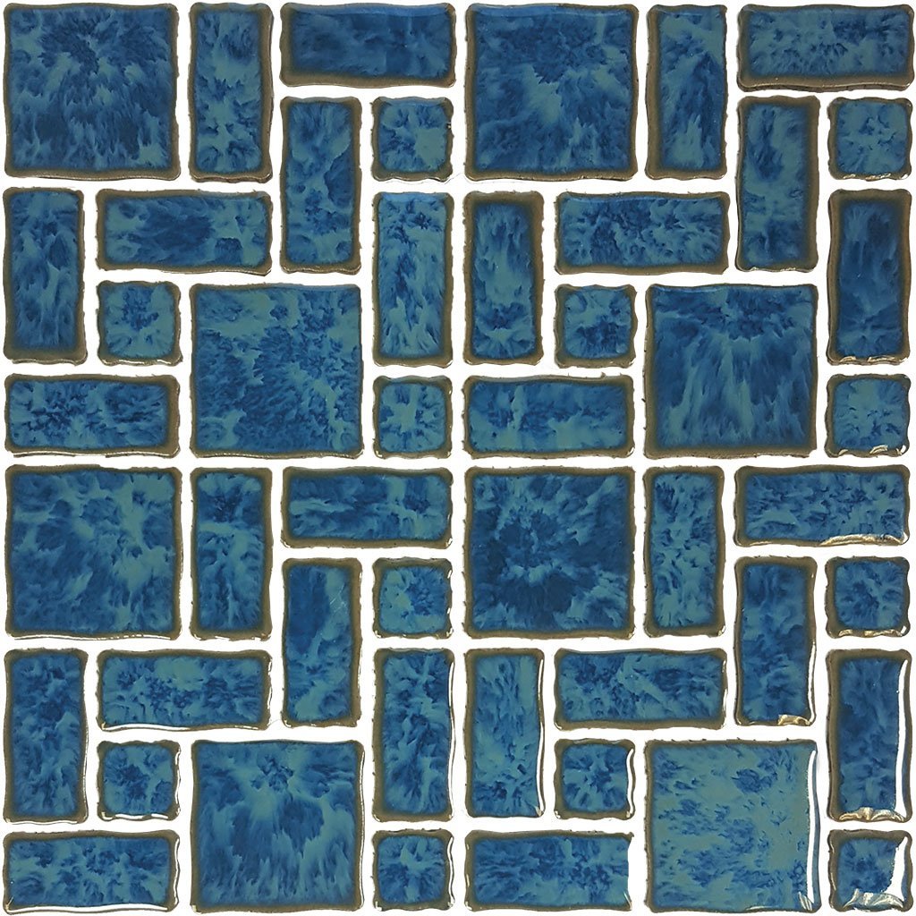 Atlantic Green, Mixed Mosaic | POWPLTMR343PT | Aquatica Pool Tile