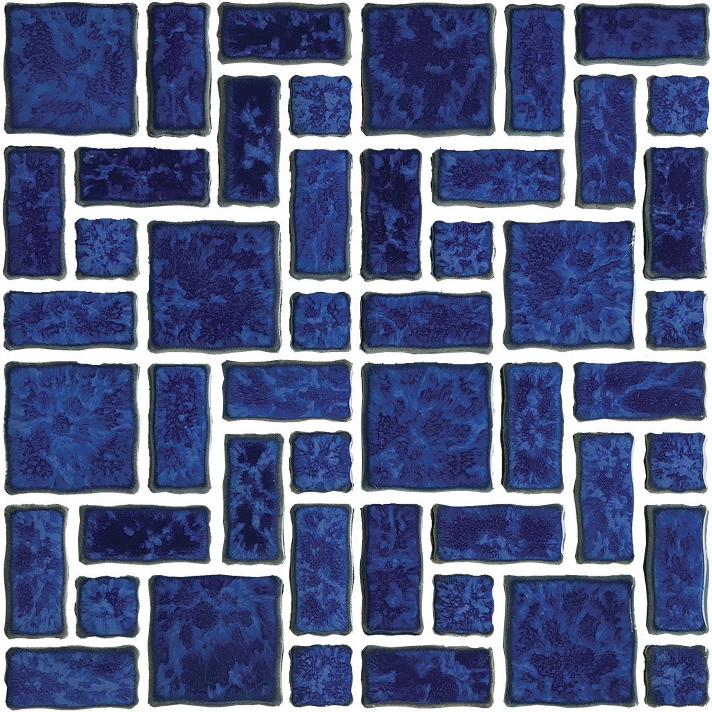 Pacific Blue, Mixed Mosaic | POWPLTMR344PT | Aquatica Pool Tile
