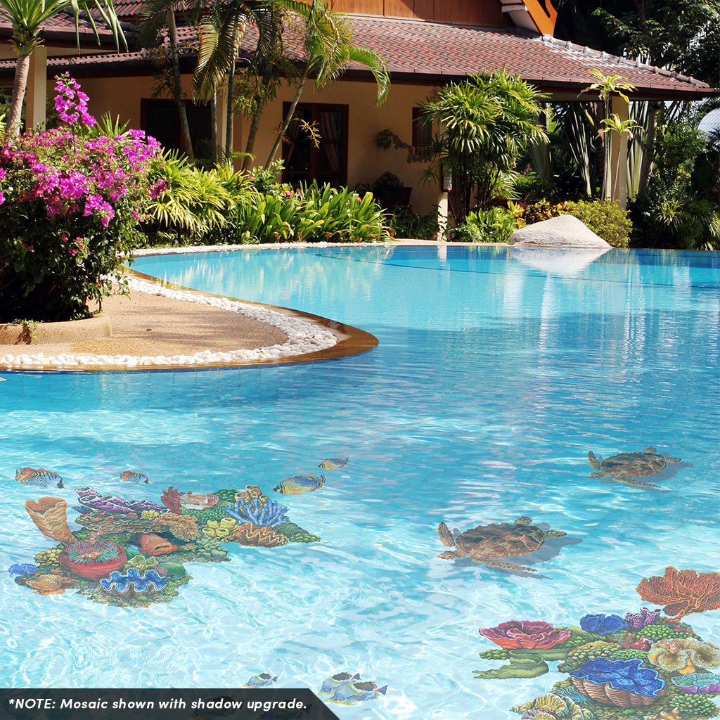 Loggerhead Turtle, Porc | PORC-LT4-10 | Pool Mosaic – AquaBlu Mosaics
